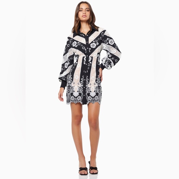 Elliatt | Dresses | Elliatt Sanctity Dress In Black And White Nwt ...